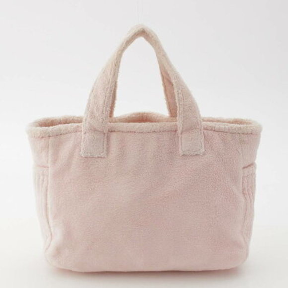 Miu Miu | Bags | Miu Miu Terry Cloth Logo Embroidery Towel Fabric Tote ...